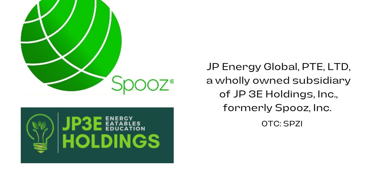 SPZI: JP 3E Holdings, Inc. Names Two Prominent Board of Directors; Rolf ...