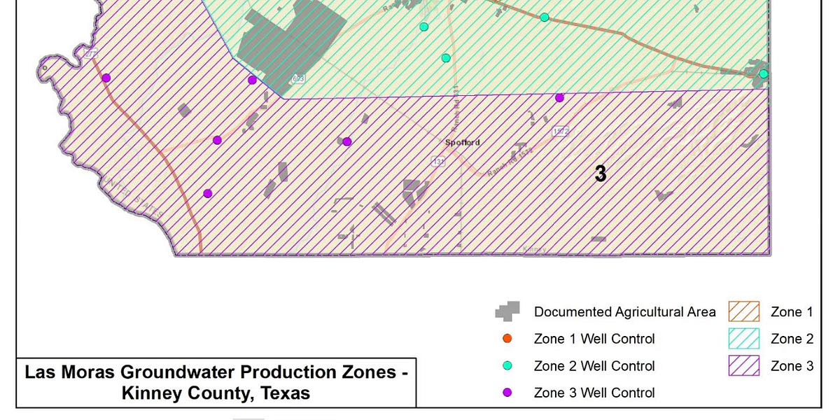 Correct production, management zones map