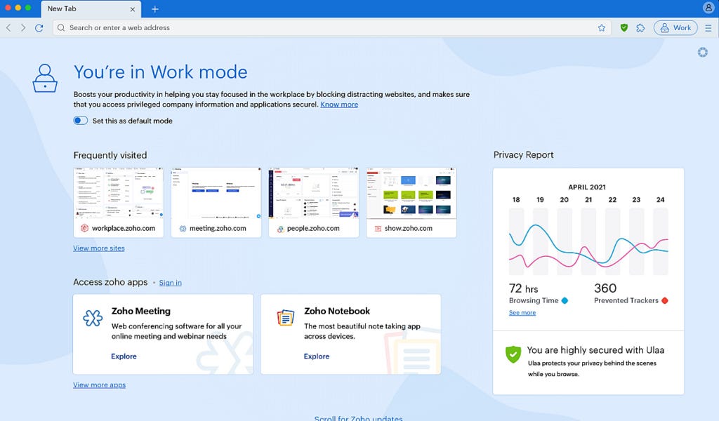 Can Zoho Fuel Enterprise Capabilities with Its New Privacy-first Browser and Generative AI Apps?