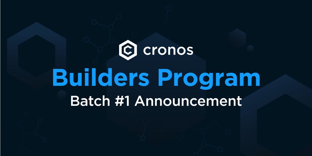 Announcing the First Batch of Cronos Builders Program Recipients