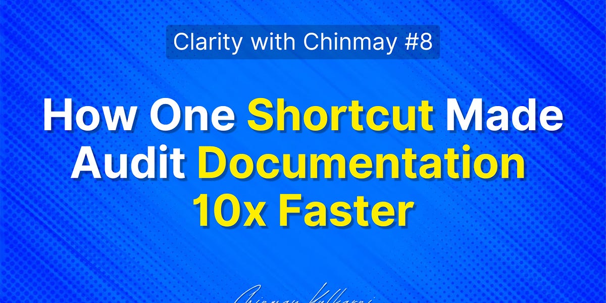 Issue #9 Clarity with Chinmay - by Chinmay Kulkarni