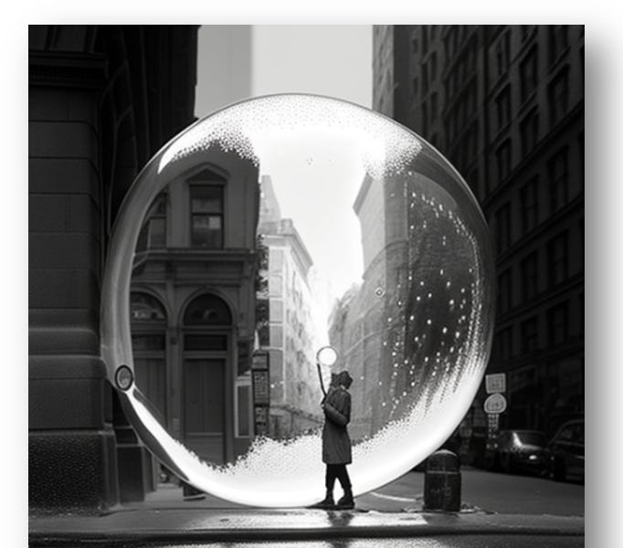 The bubble outside history goes pop. - by John Birmingham