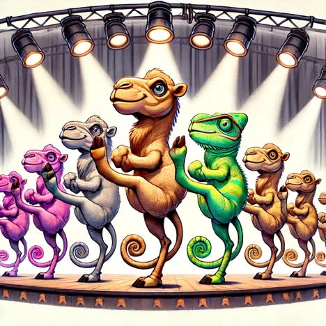 Kameleon Konfused! Panetta Reused! Obama Unamused! Beetlejuice Snoozed!