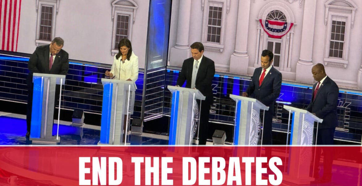 In support of Trump, Noem calls on RNC to cancel last presidential debate