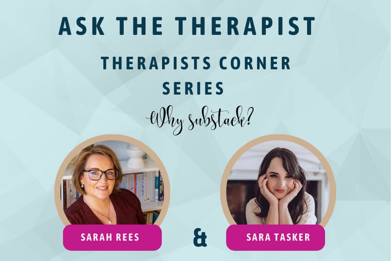 Why Substack with Sara Tasker - by Sarah D Rees