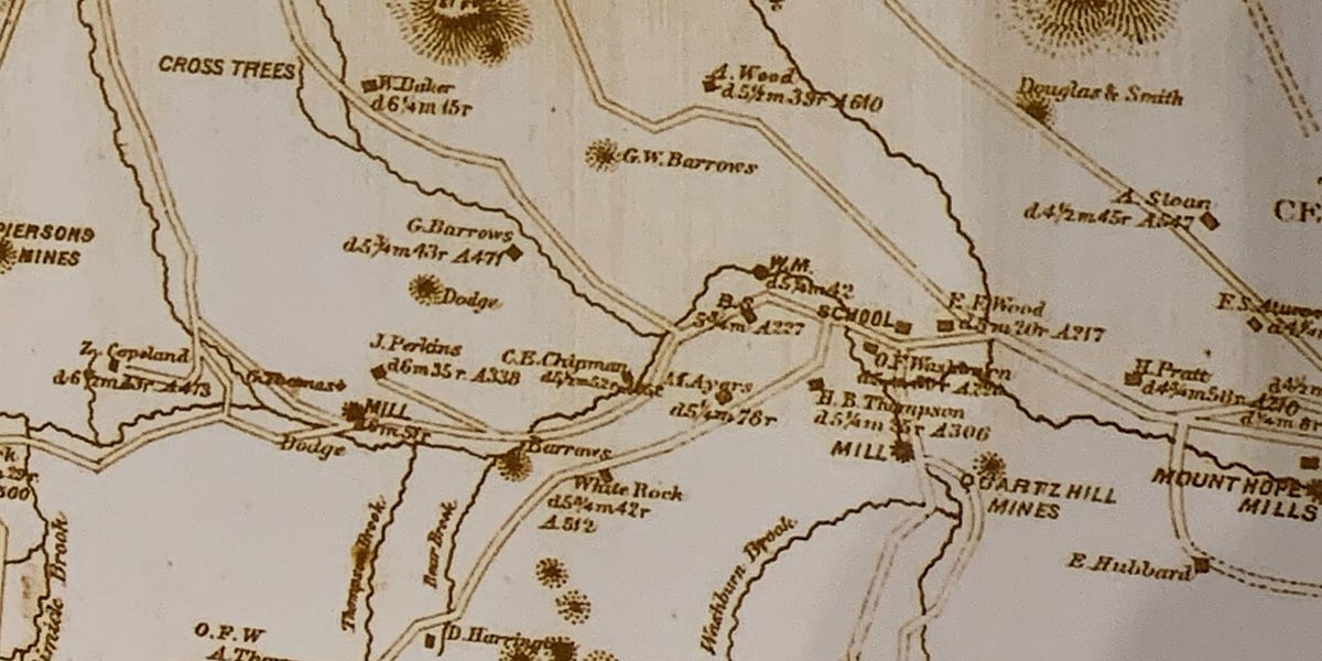 The Gold Mines of Bridgewater, Vermont - by Elisha Lee