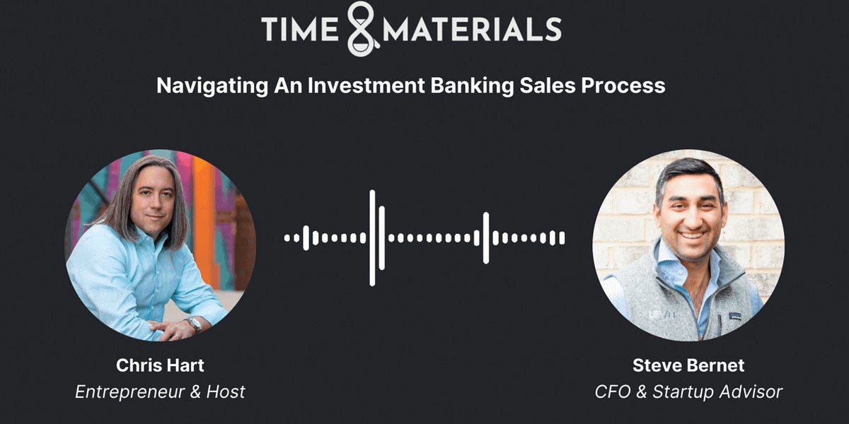 Navigating an investment banking sales process