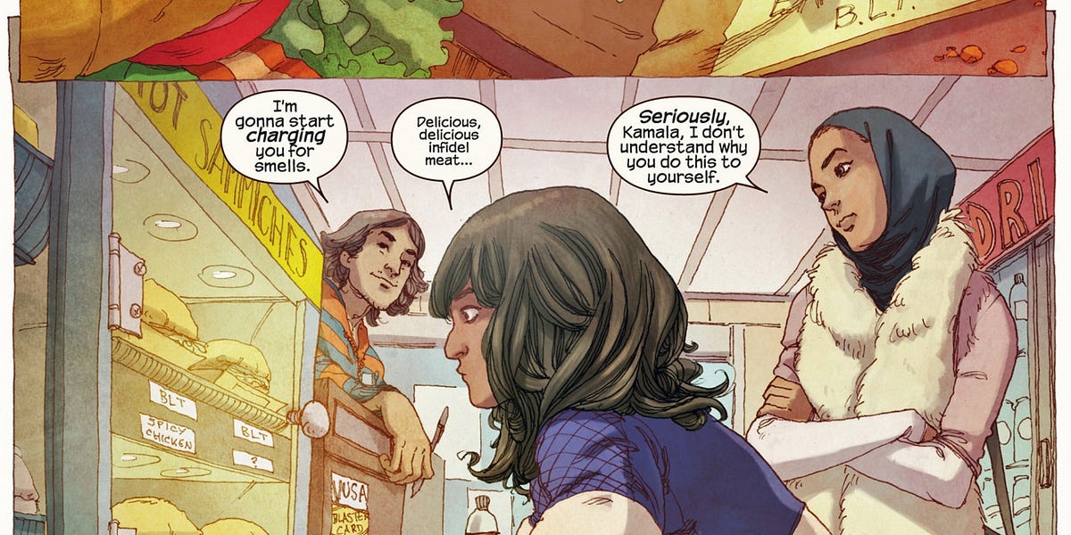 The Alliterative Ms. Marvel - T Campbell's Grid