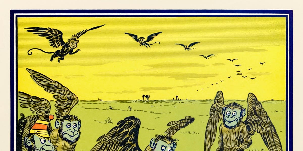 Here Come the Flying Monkeys - by Brandie Hadfield