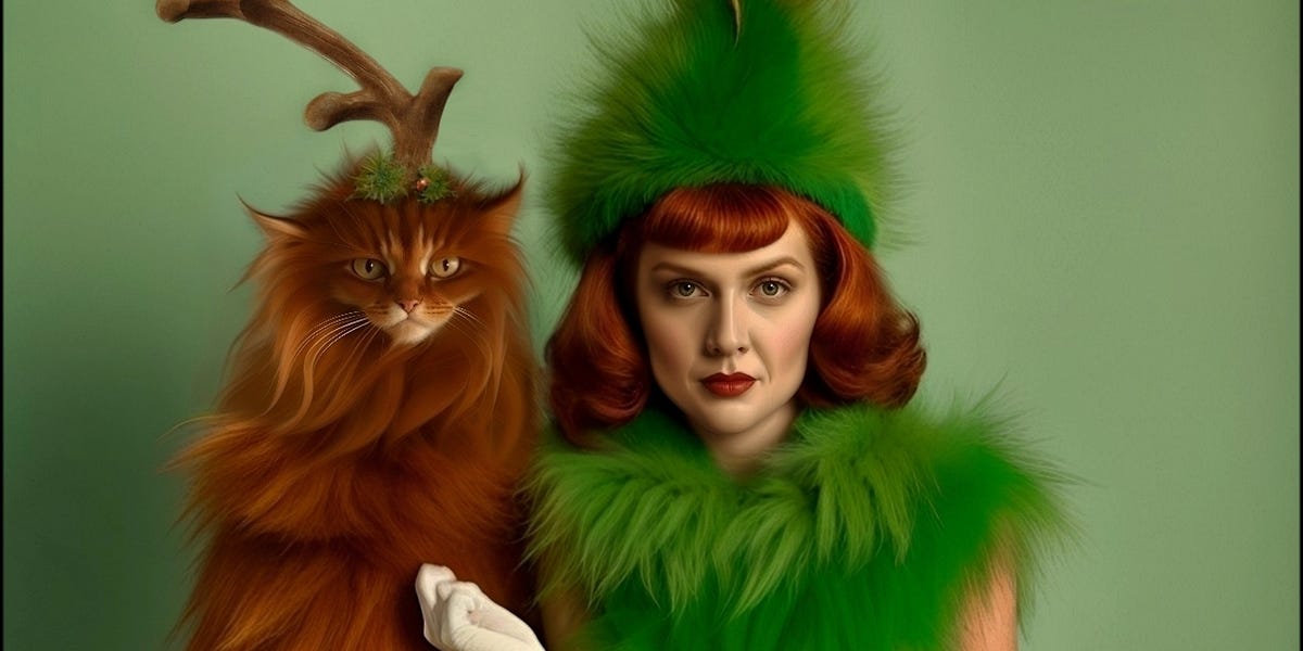 the Grinch's daughter - by ve