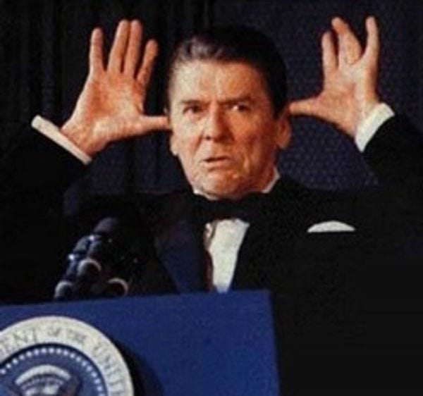 Ronald Reagan's Ghost Tells GOP Candidates To Quit Trashing His Shining ...