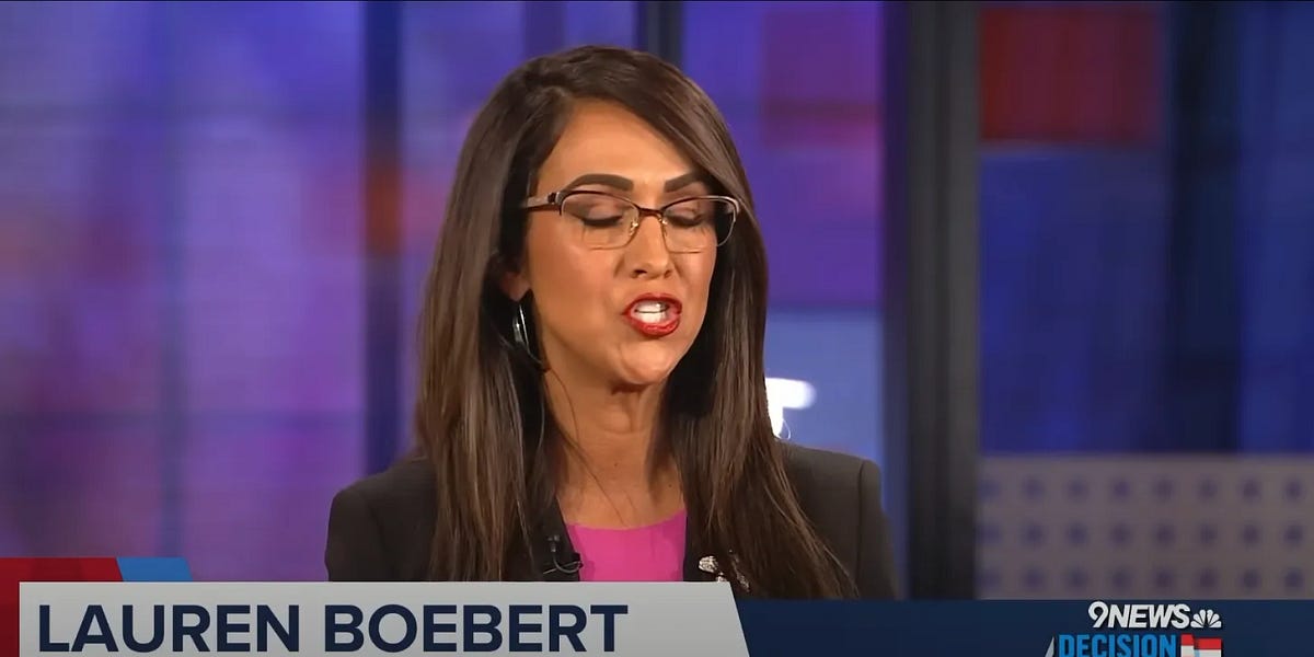 Hand-Job Granny Lauren Boebert Expected To Finish 1st In CO's 4th