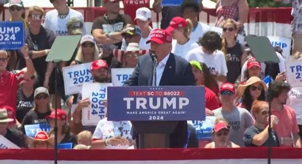 Trump Brings His Hot, Steaming BS To Pickens, SC