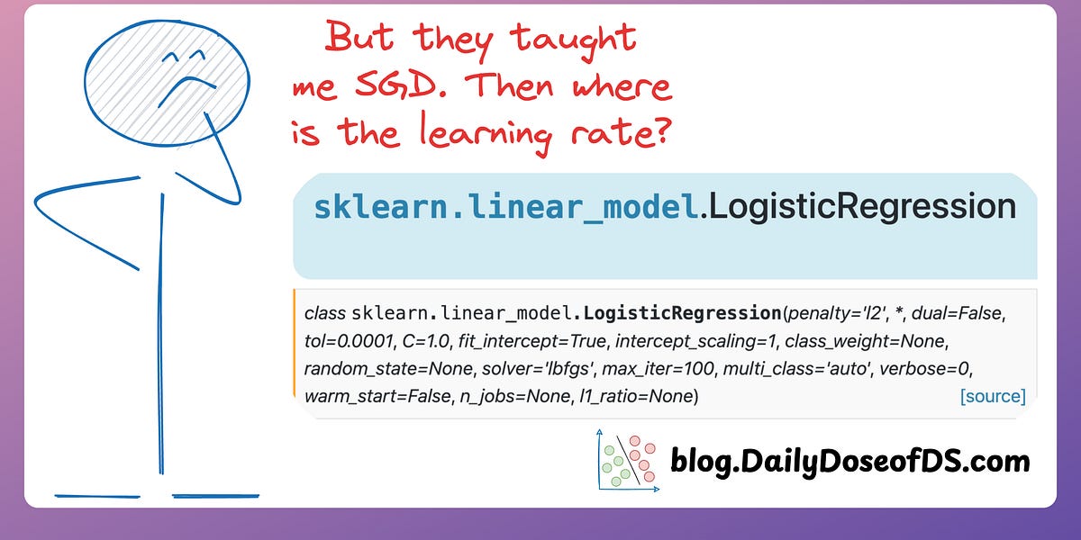 Why Sklearn’s Logistic Regression Has no Learning Rate Hyperparameter?