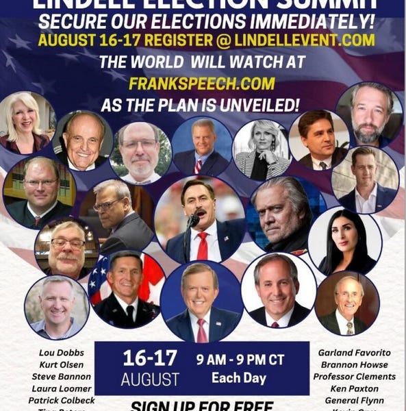 Mike Lindell's Election Summit Starts Tomorrow