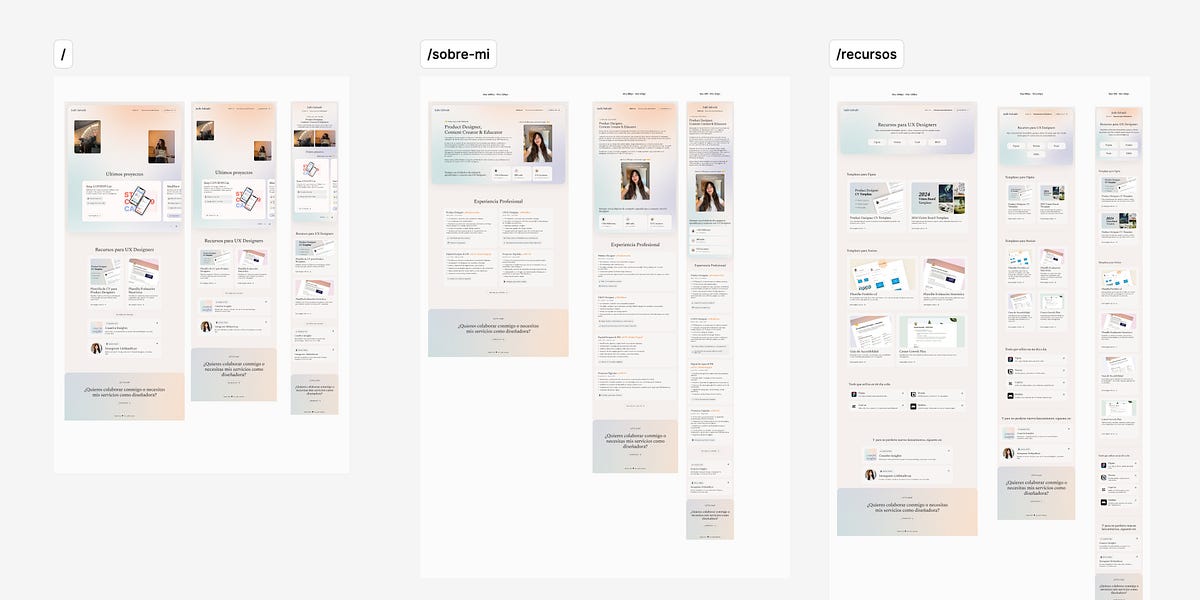 Crea y publica tu portfolio solo usando Figma 👩🏻‍💻