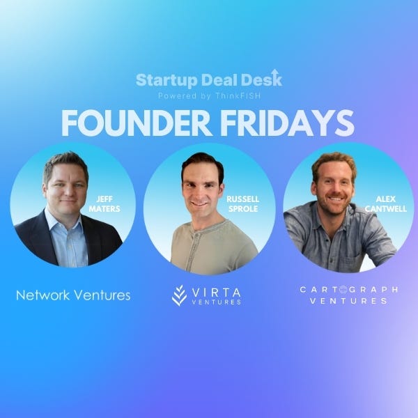 Founder Fridays - Meet the Founders of Virta Ventures, Cartograph Ventures and Network Ventures!