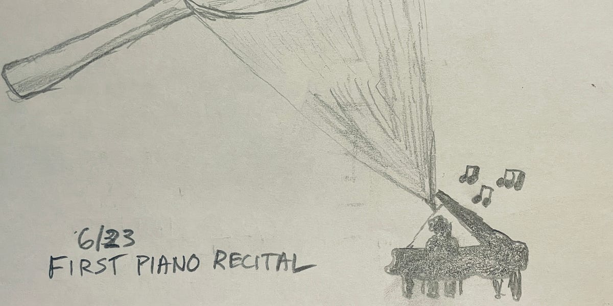 Sweating on stage - by Dakota Gale - Traipsing About