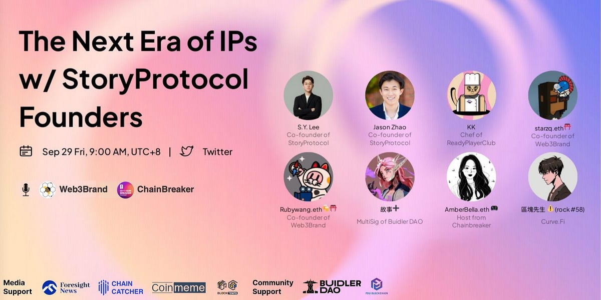 Web3Brand Podcast EP.9: 「打造下一个IP时代」w/ Story Protocol [EN]