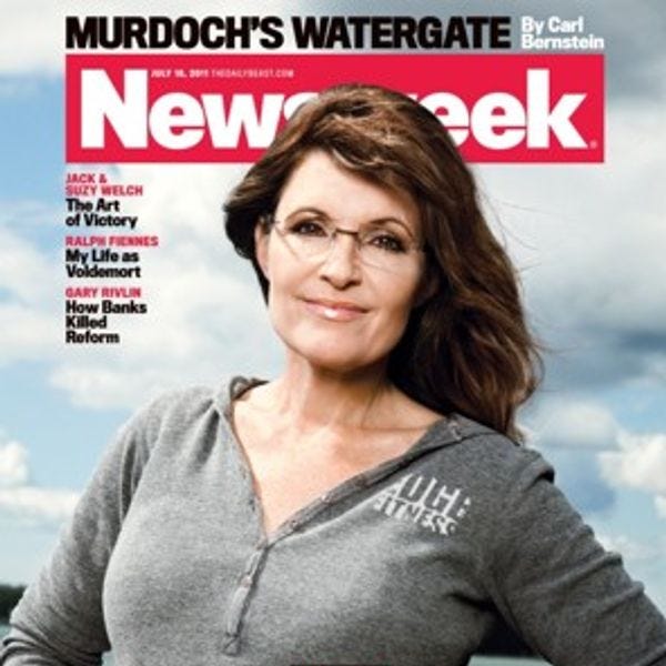BREAKING Newsweek Cover Story: Sarah Palin Still Not Running