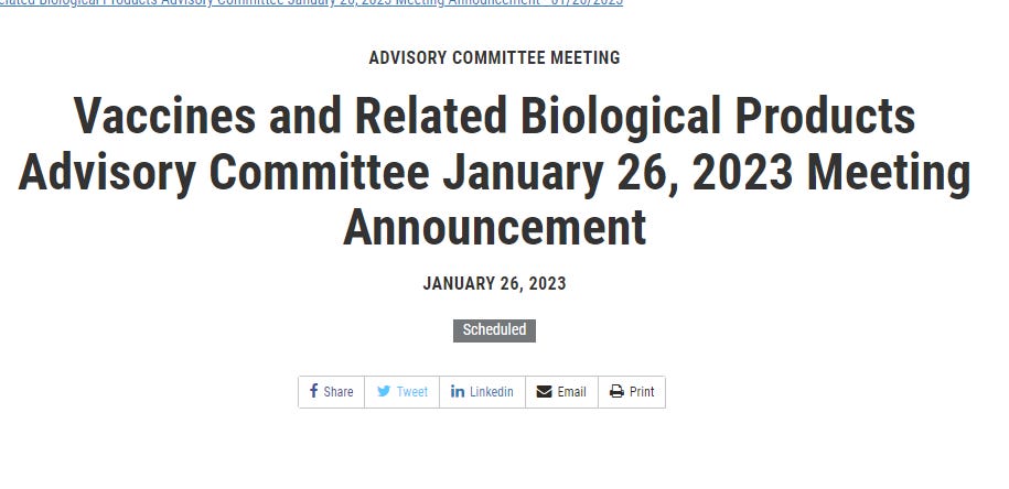 You can now register to speak for 3 min at the VRBPAC meeting on Jan 26