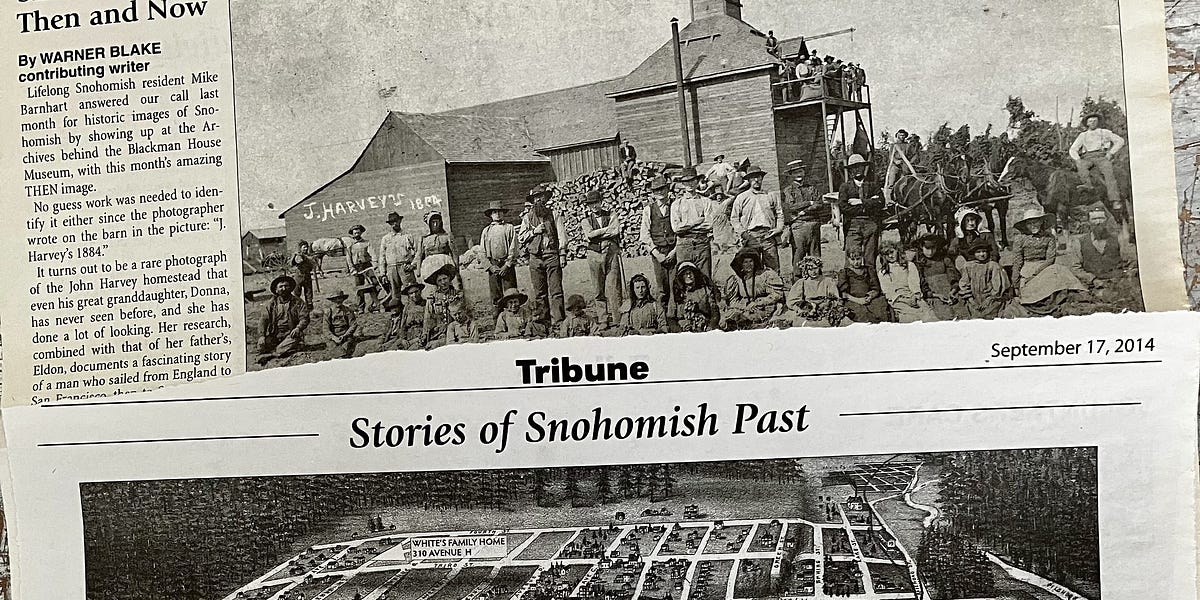 Snohomish Stories Are Moving to Substack - by Warner Blake
