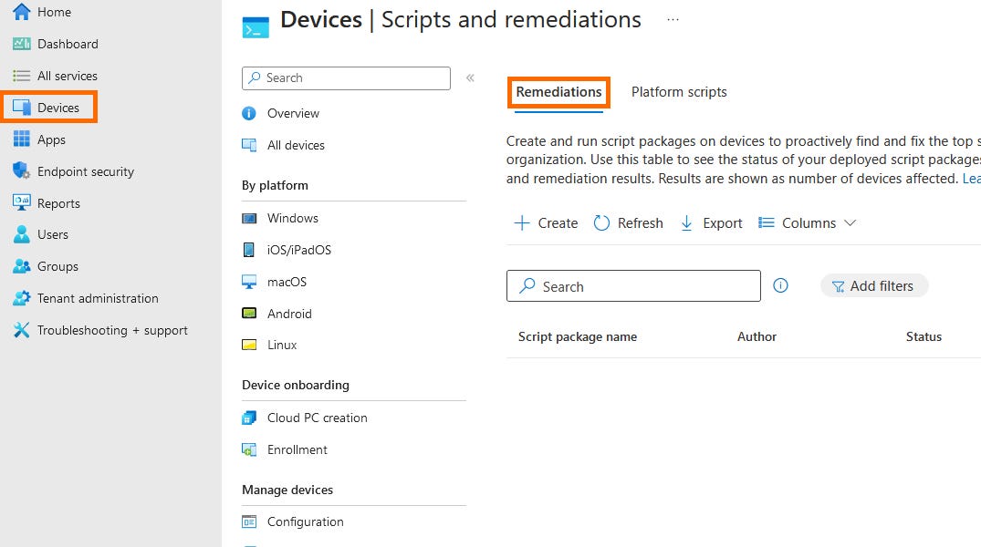 Intune Remediation Scripts - Contrxl’s Substack