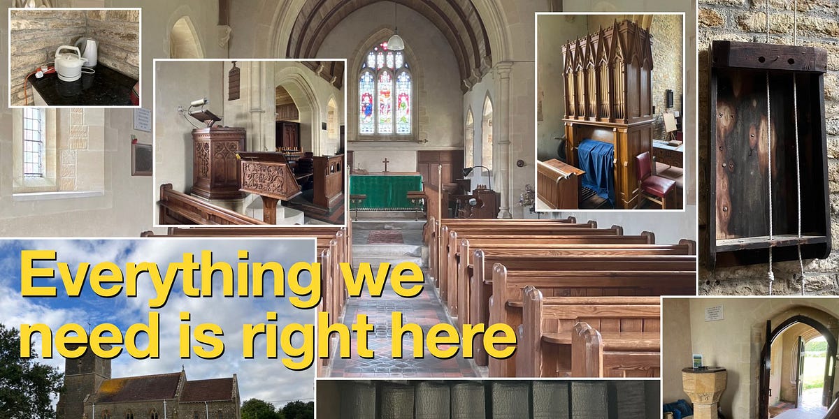 Everything We Need Is Right Here - by James Cary