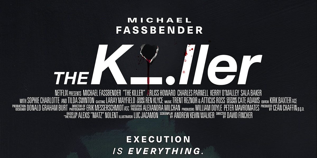 "The Killer," the new film by David Fincher, gets a stylish poster Film ...