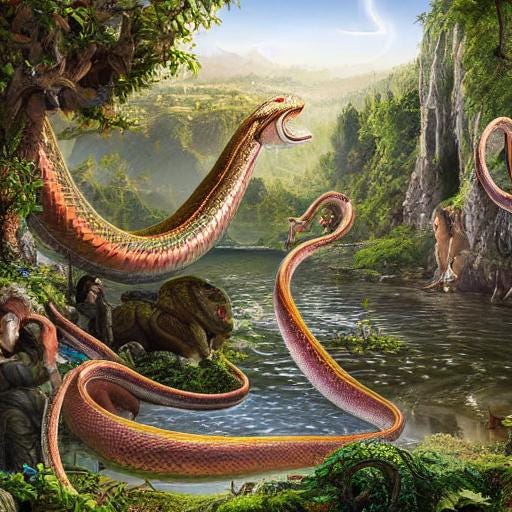 Snakes in portuguese folklore - by The Portuguese Lady