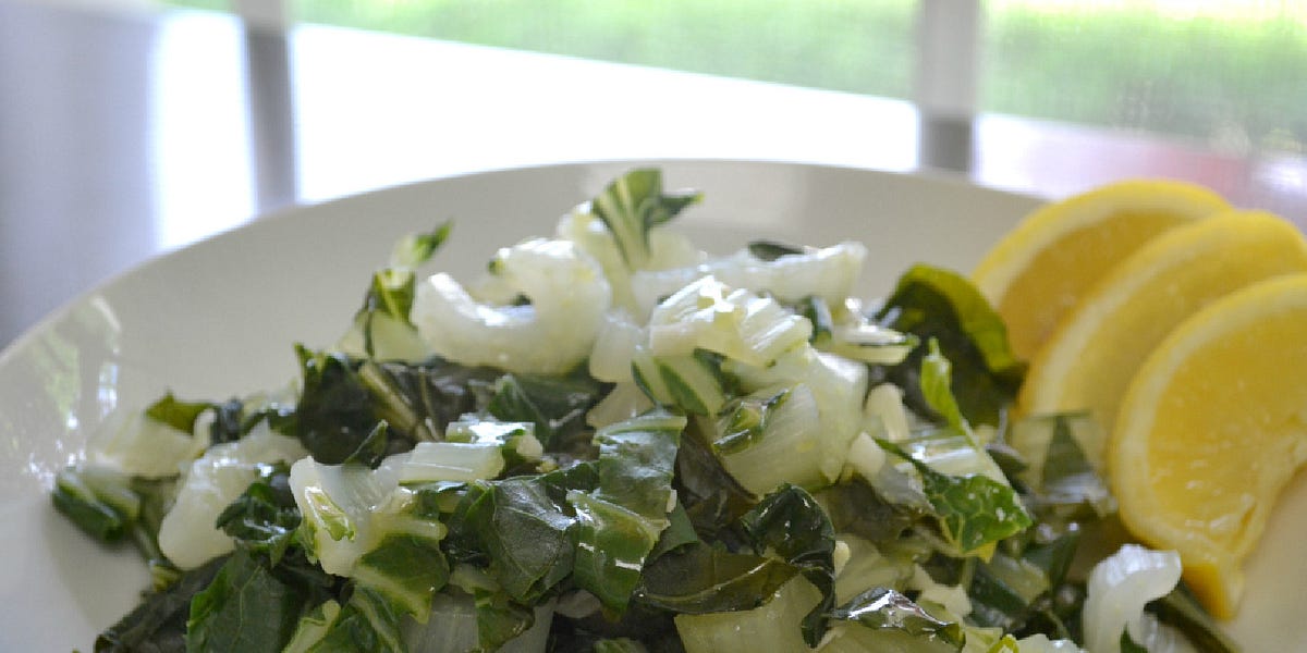 Lemony-Garlic Bok Choy - by Angie Alt