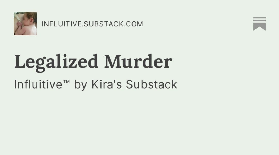 Legalized Murder - by Kira - Influitive™