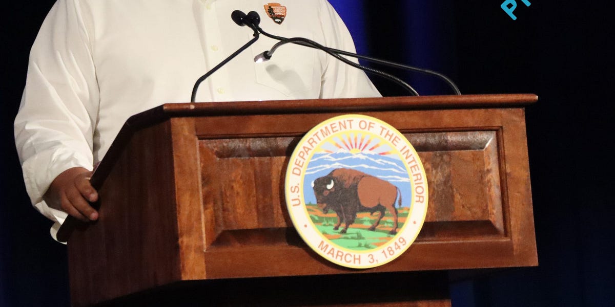 National Park Service Director Charles Sams