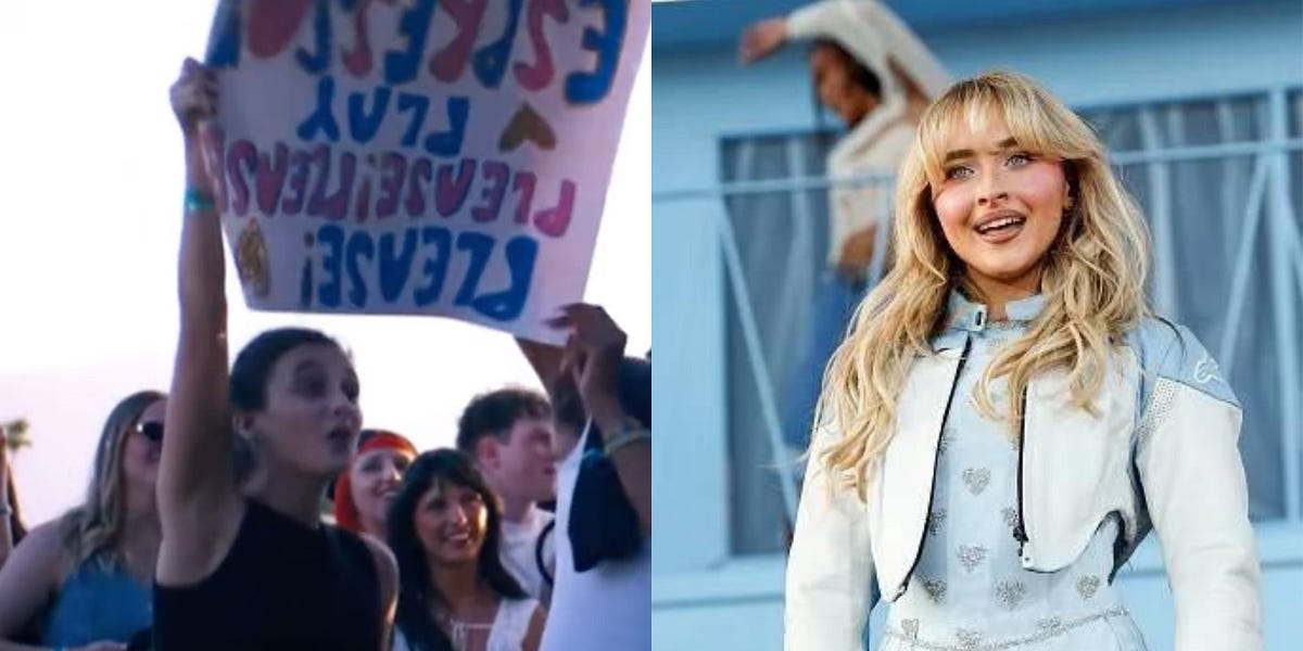 Did Emma Chamberlain "guerrilla market" her way into Sabrina Carpenter ...