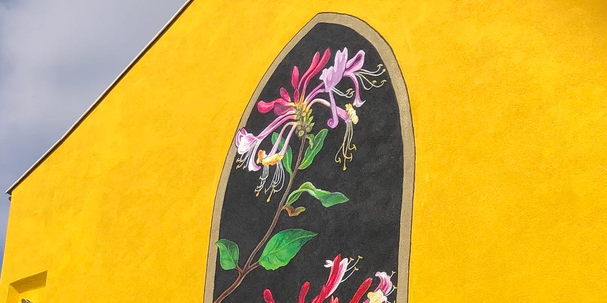 May update: 2 flower murals complete!