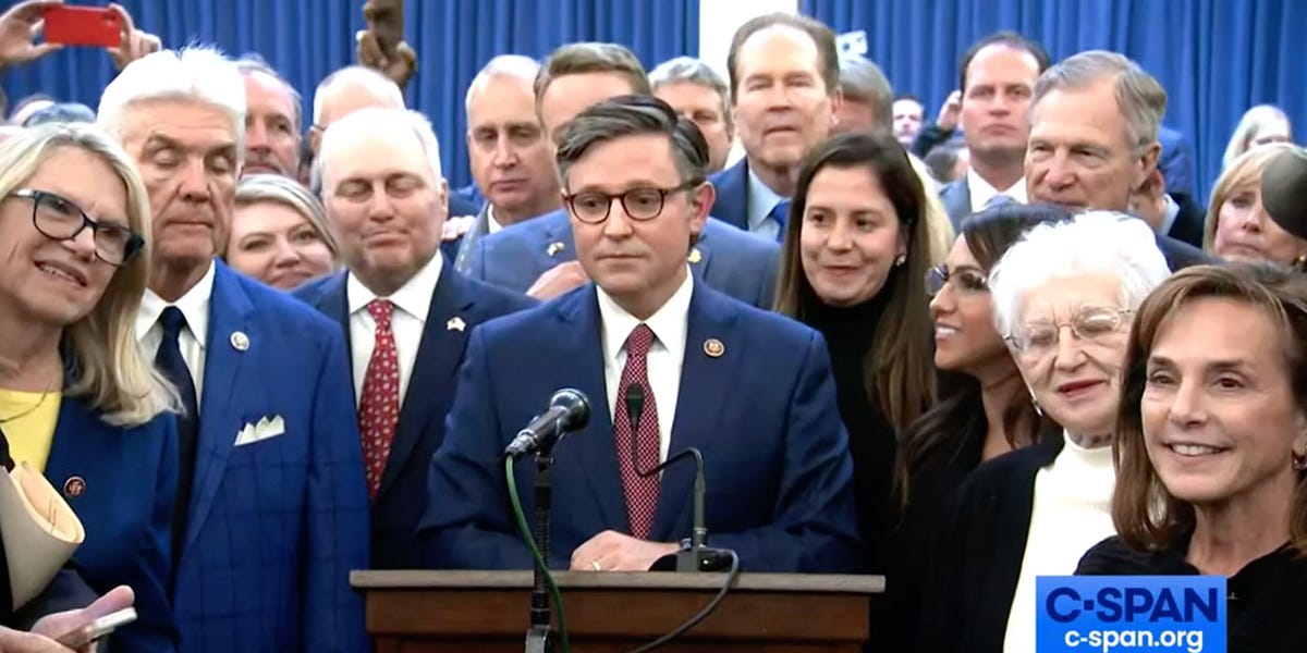 How did Speaker Mike Johnson, the embodiment of Christian Nationalism ...