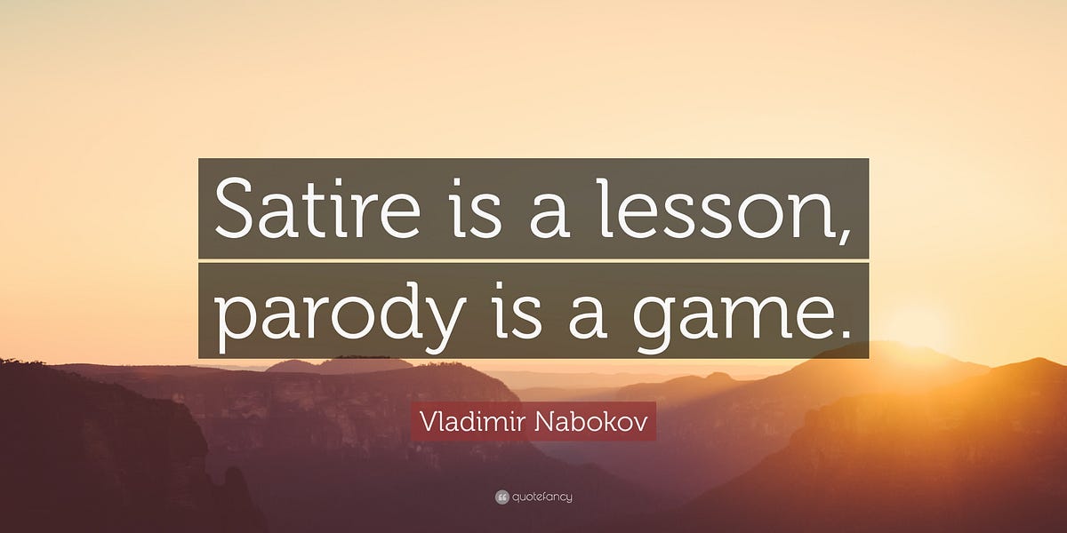 A Guide to Writing Satire and Parody - by JD Creviston