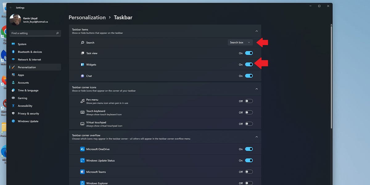 Quick Tip: Customize The Windows 11 Taskbar