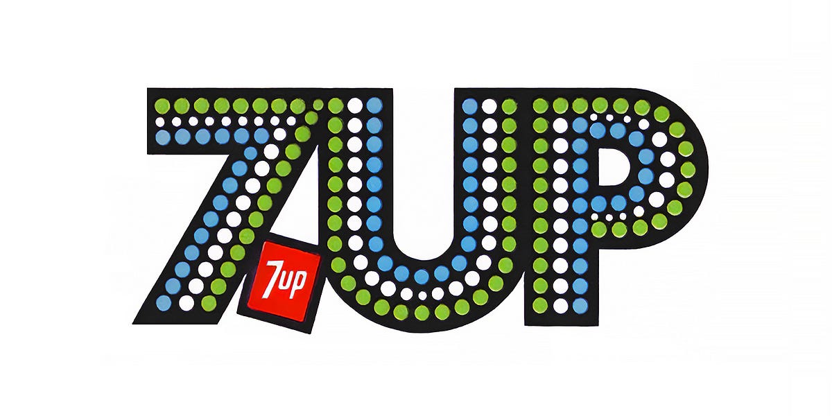 Discover the fascination story of the 7UP logo - Logo Histories