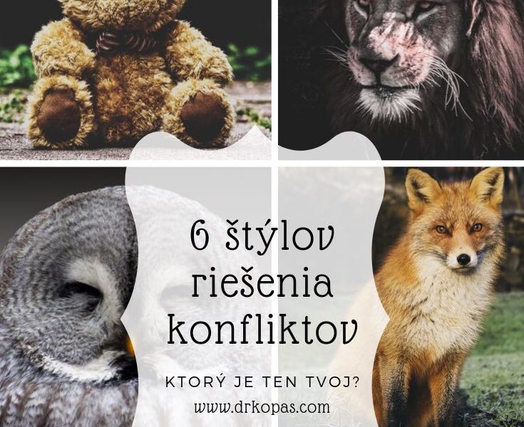 6 štýlov riešenia konfliktov - by Gabi Kopas - GaKo´s World