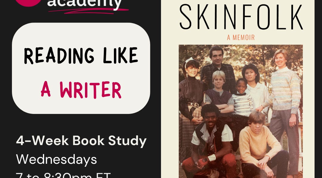 Reading Like a Writer: A Book Study of 'Skinfolk'