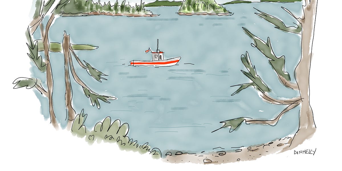 Maine - by Liza Donnelly - Seeing Things Maine - by Liza Donnelly - Seeing Things