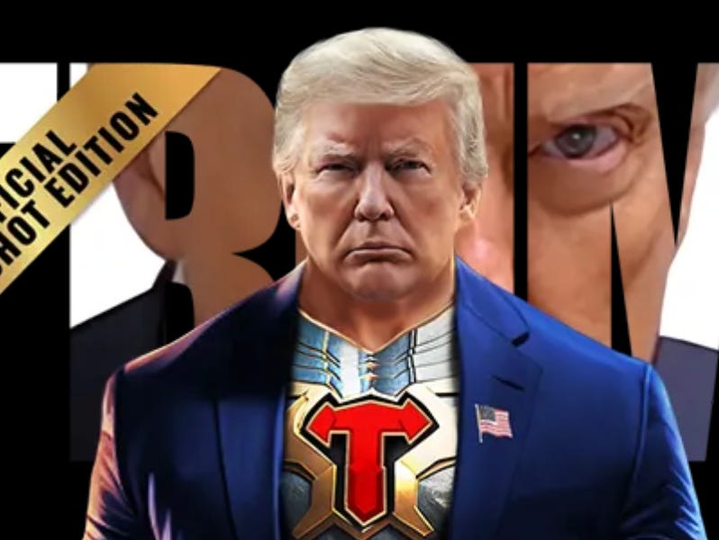 Trump trading cards now include piece of his 'robe'