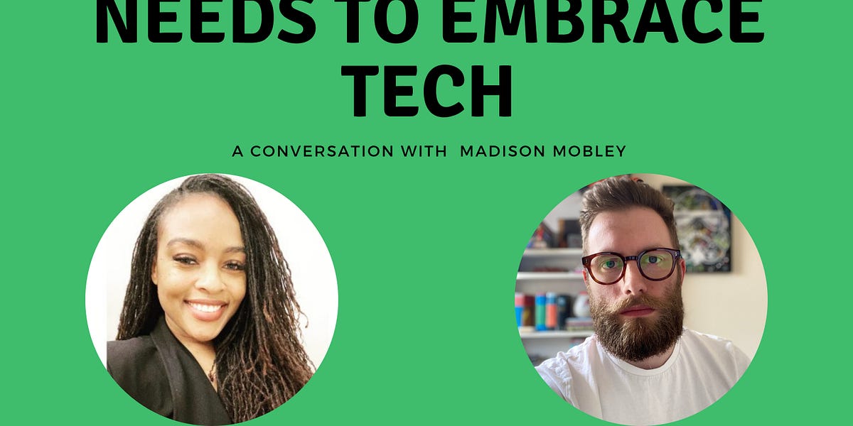 Why Procurement needs to embrace Tech with Madison Mobley