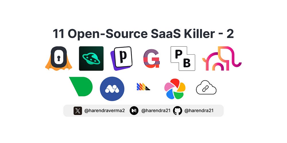 11 Open Source Saas Killer — Selfhost With Docker 2