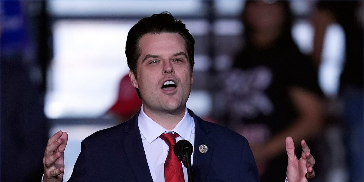 Comments - Matt Gaetz is a Brilliant Pick