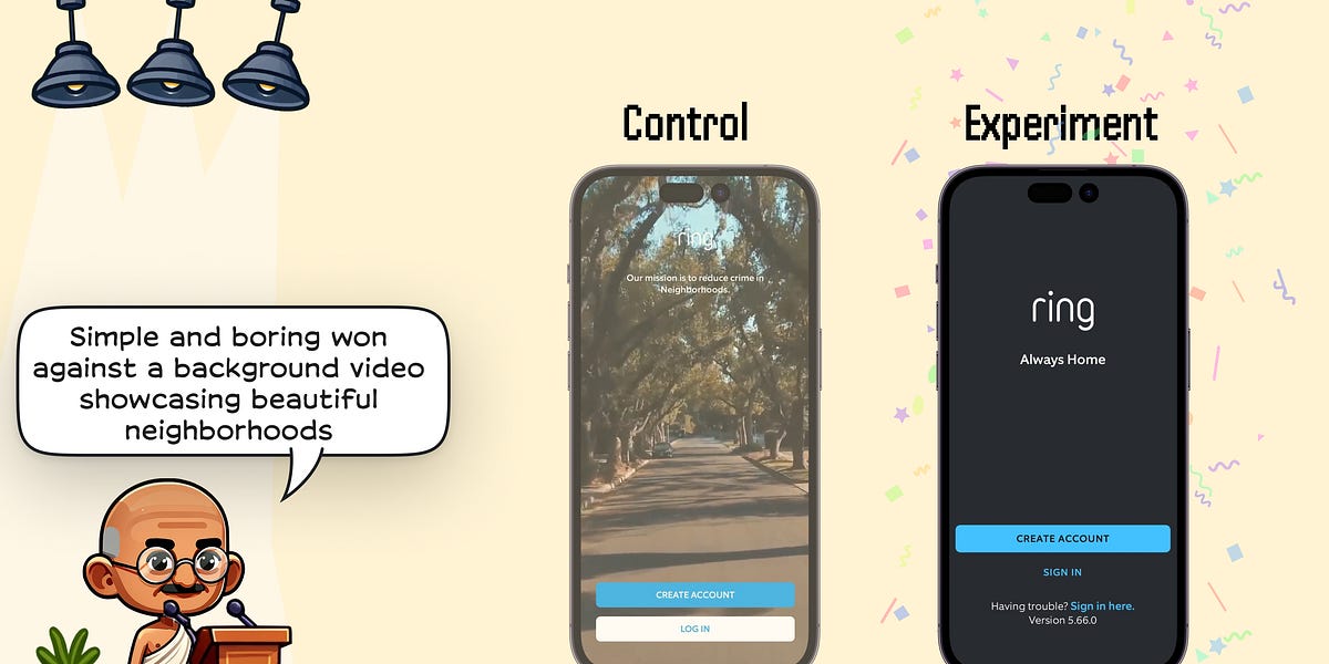 👵 Use boring sign-up screens - by Ali A. - First 1000