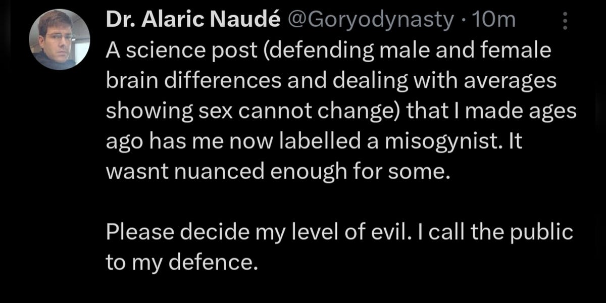 Dr. Naudé Responds to My Commentary - Exulansic