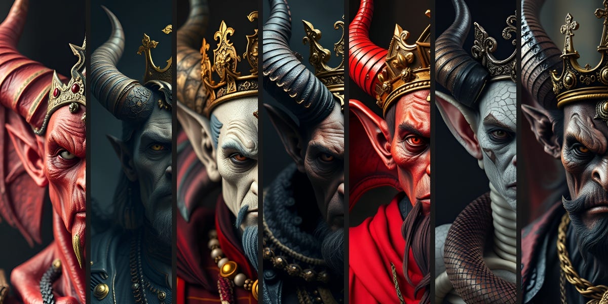 Los 7 Príncipes del Infierno - Iglesia de Satán