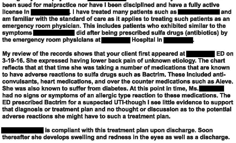 Stevens-Johnson Syndrome Presenting with Ocular Symptoms [Bactrim]